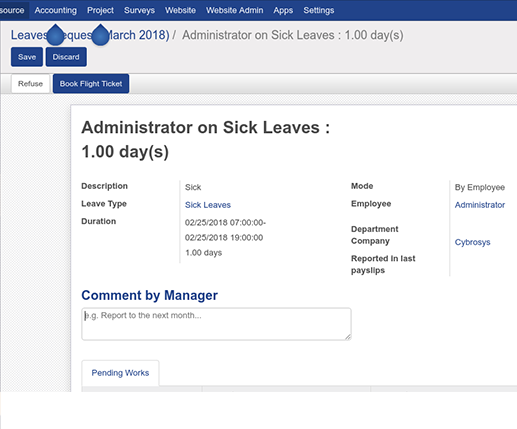 Leave and Attendance Management | Open HRMS