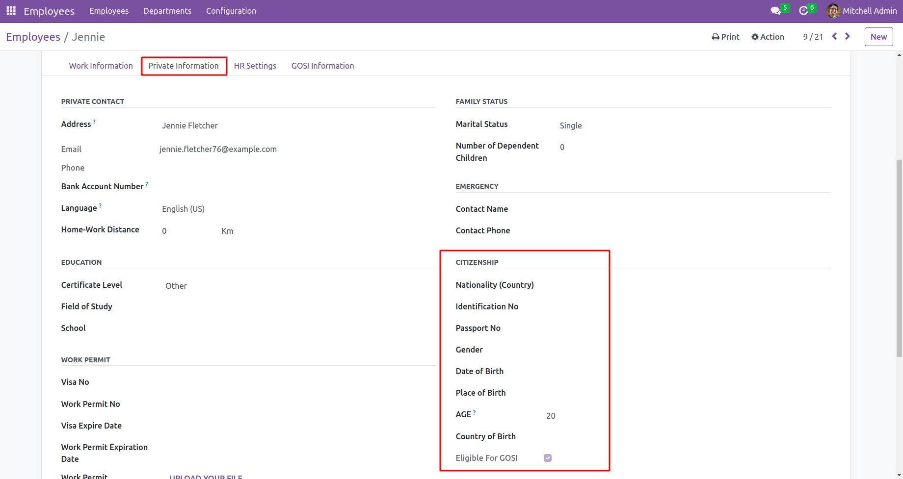 GOSI | Open HRMS Book v 16