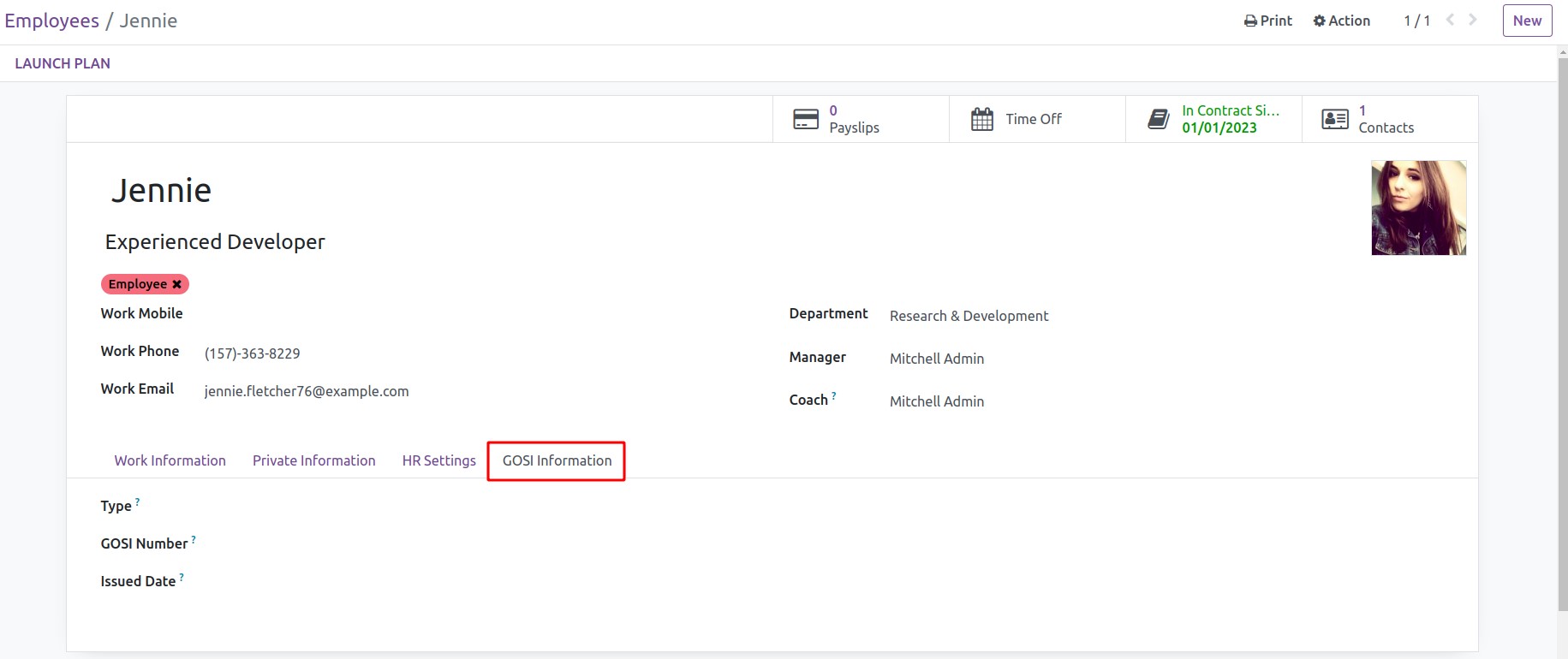 GOSI | Open HRMS Book v 16