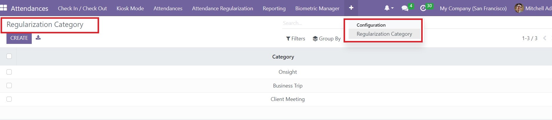 Attendance Regularization Open Hrms Book V16