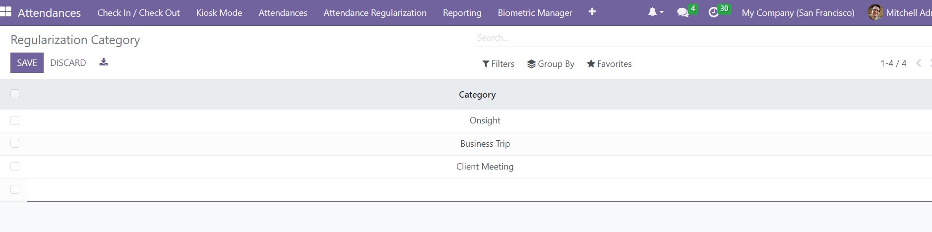 Attendance Regularization | Open HRMS Book v16