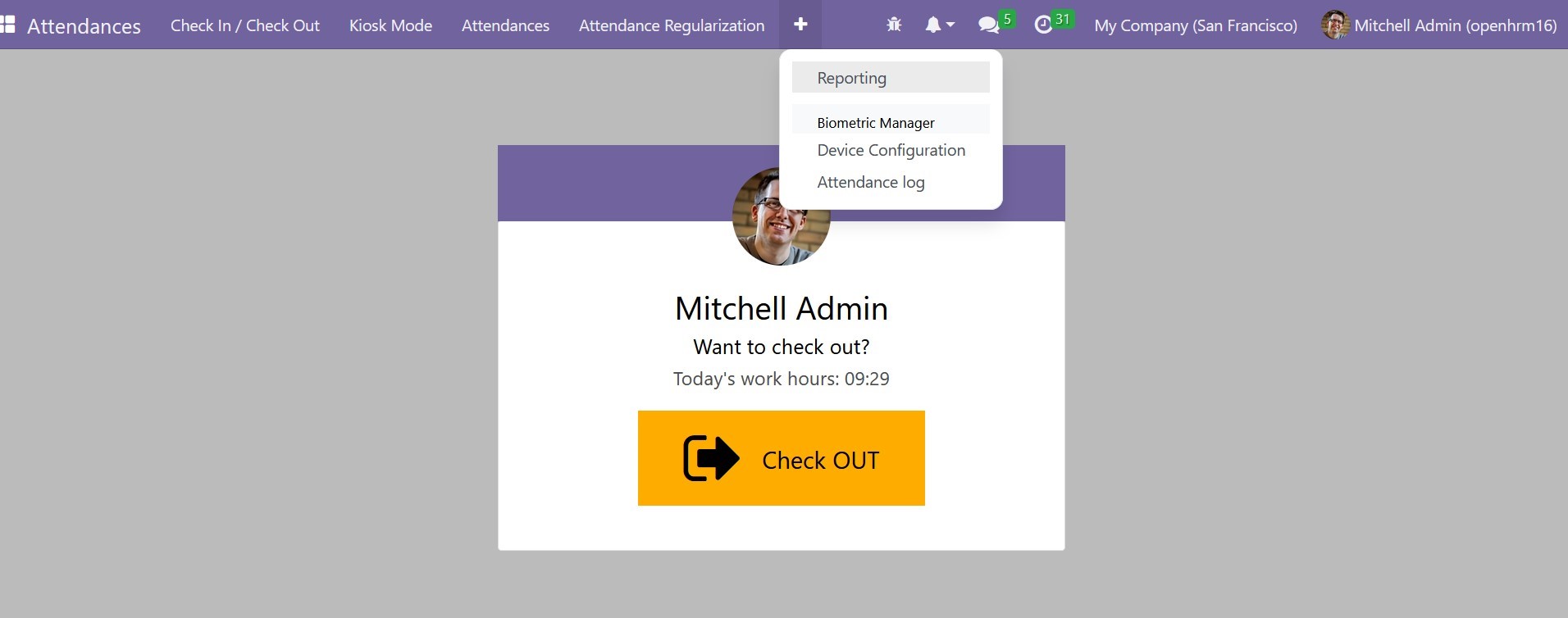 Biometric Device Integration | Open HRMS Book v16