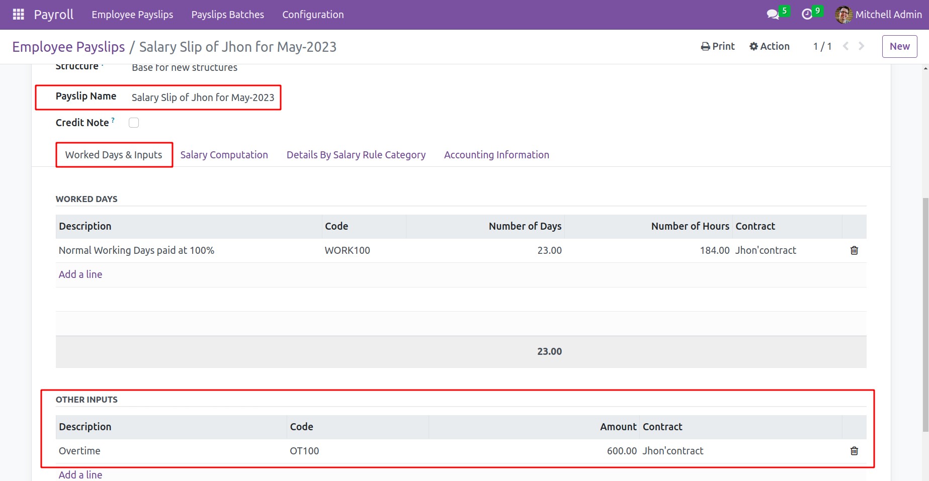 Employee Overtime | Open HRMS Book v16