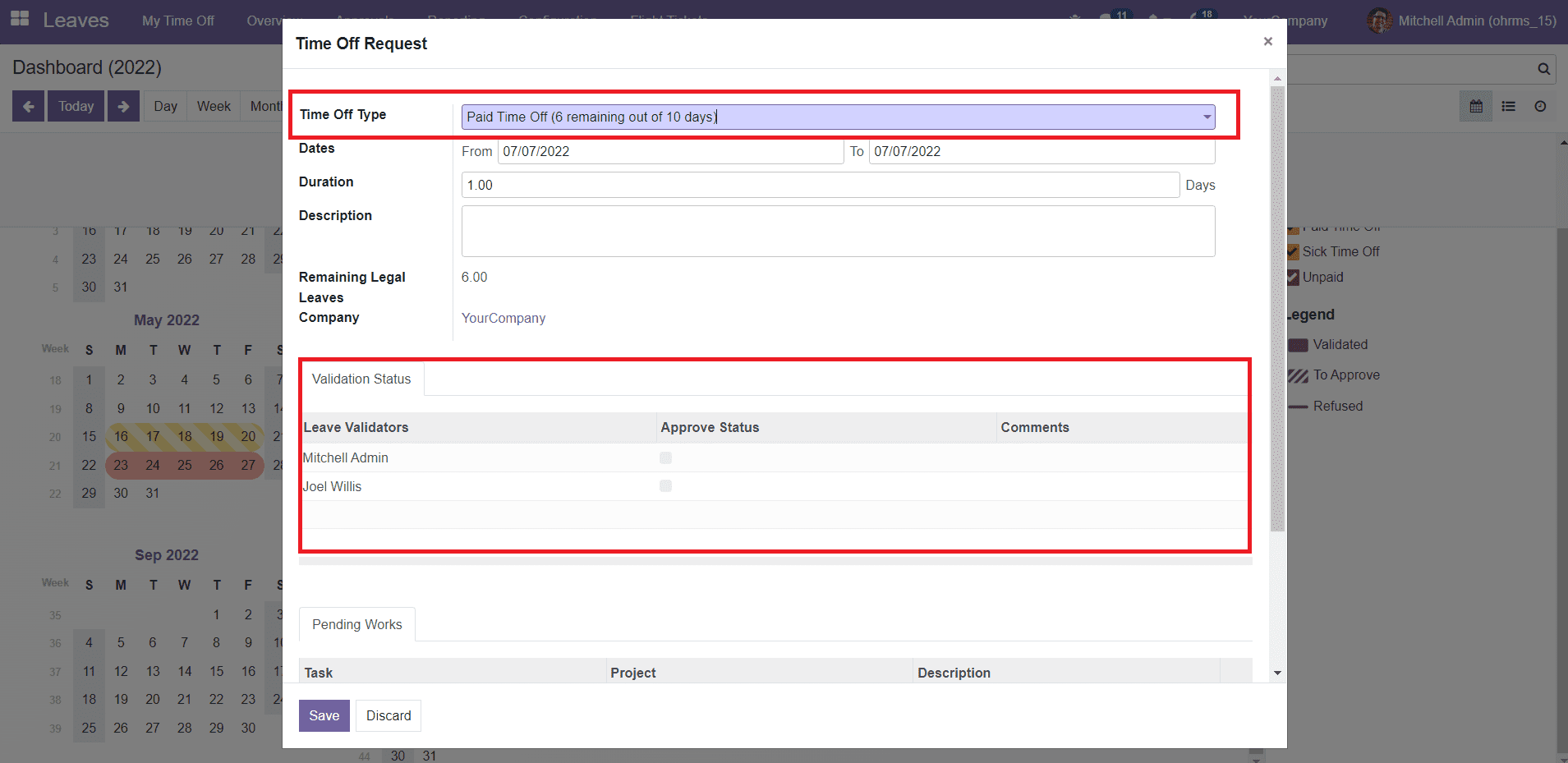 Leave Multi-Level Approval | Open HRMS Book v 16