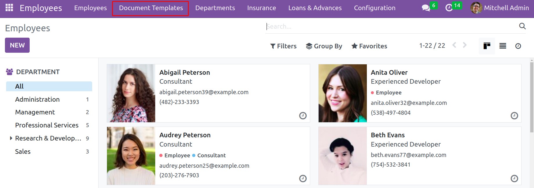 Employee Document | Open HRMS Book v 16