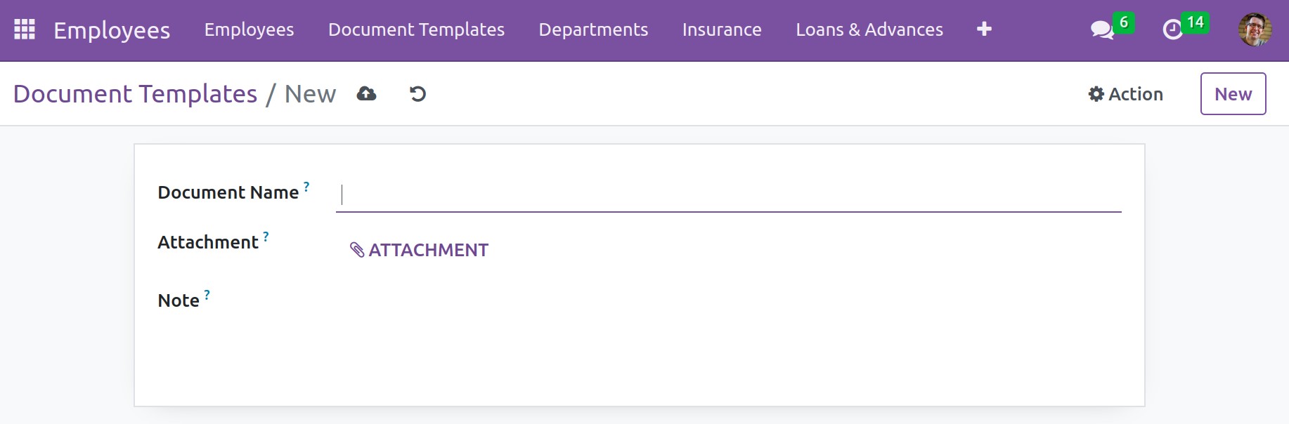 Employee Document | Open HRMS Book v 16
